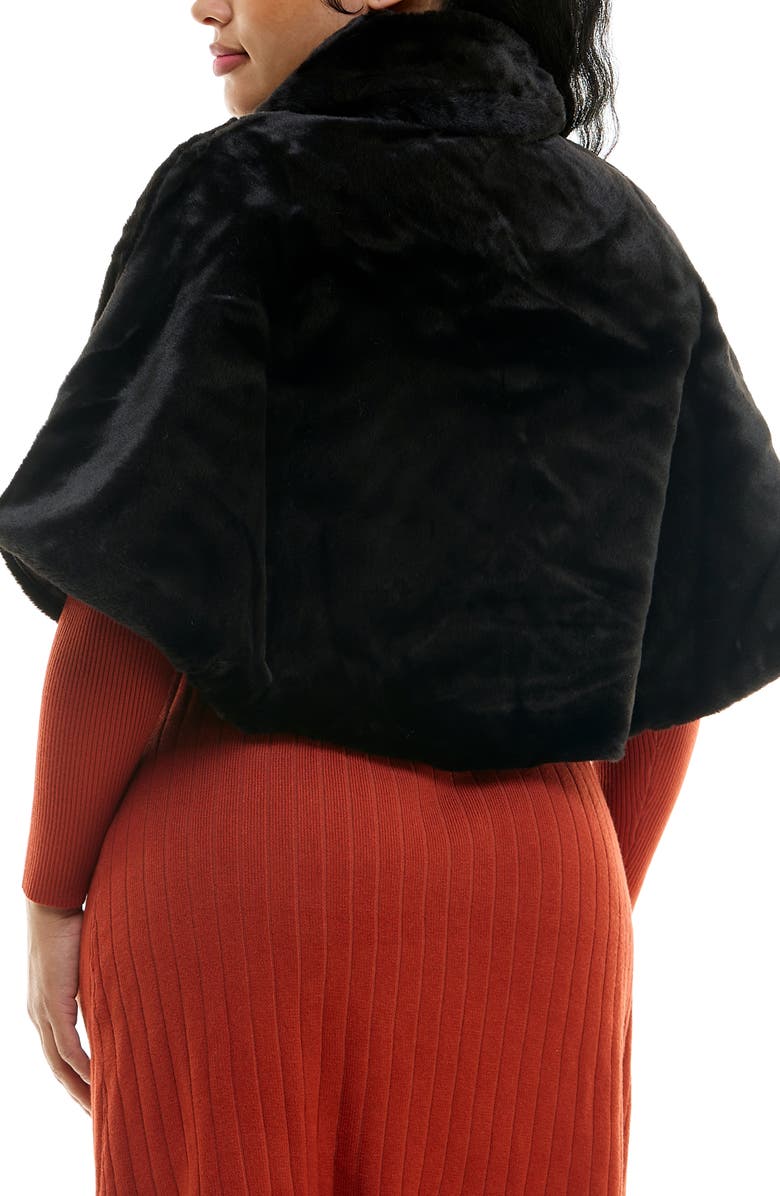 Nina Leonard Faux Fur Capelet | Nordstromrack