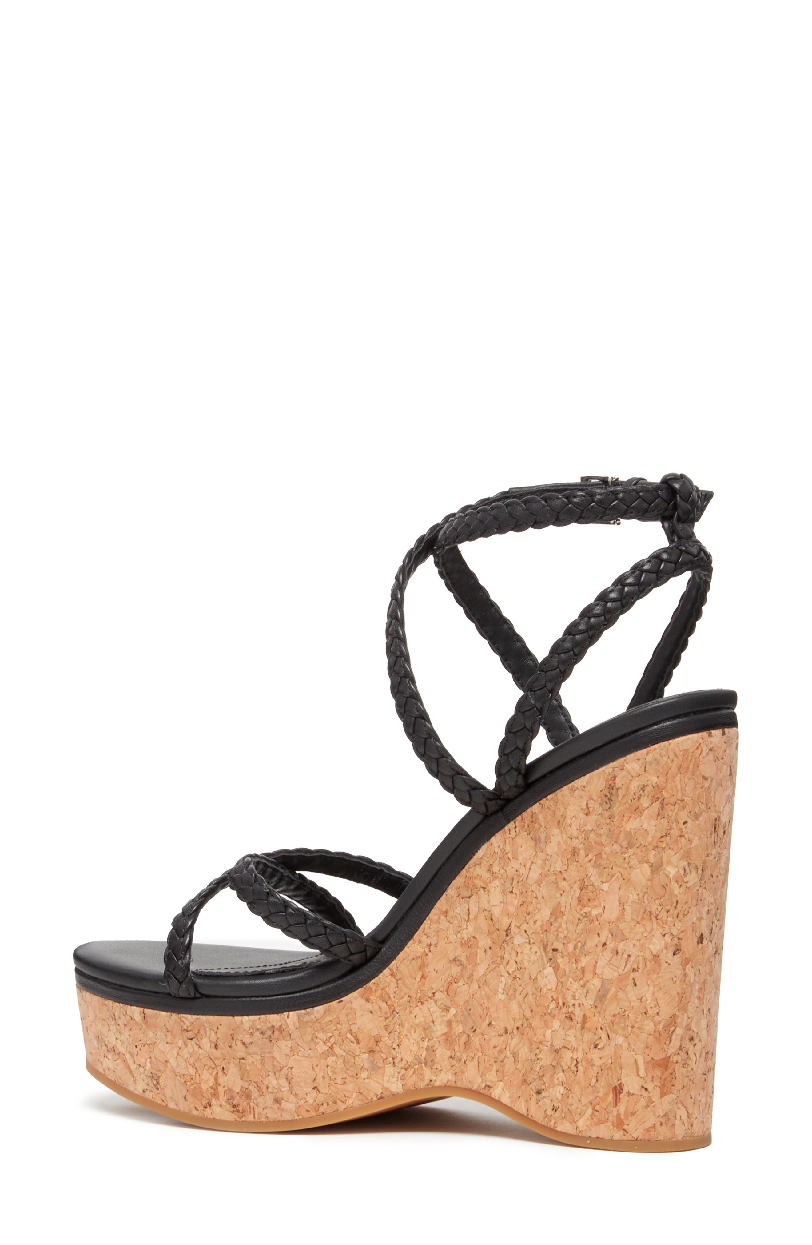 PAIGE Hazel Ankle Strap Platform Wedge Sandal (Women) | Nordstromrack