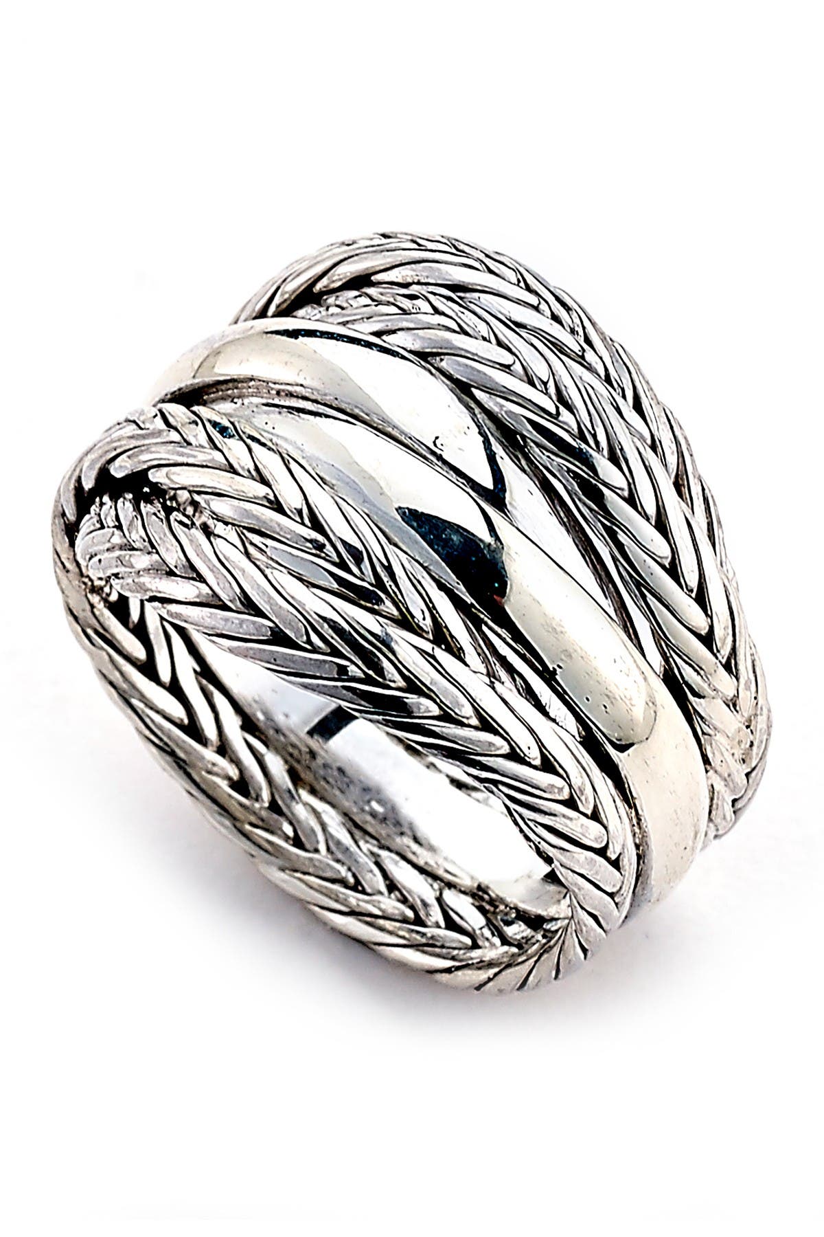 SAMUEL B. Sterling Silver Multirow Statement Ring | Nordstromrack