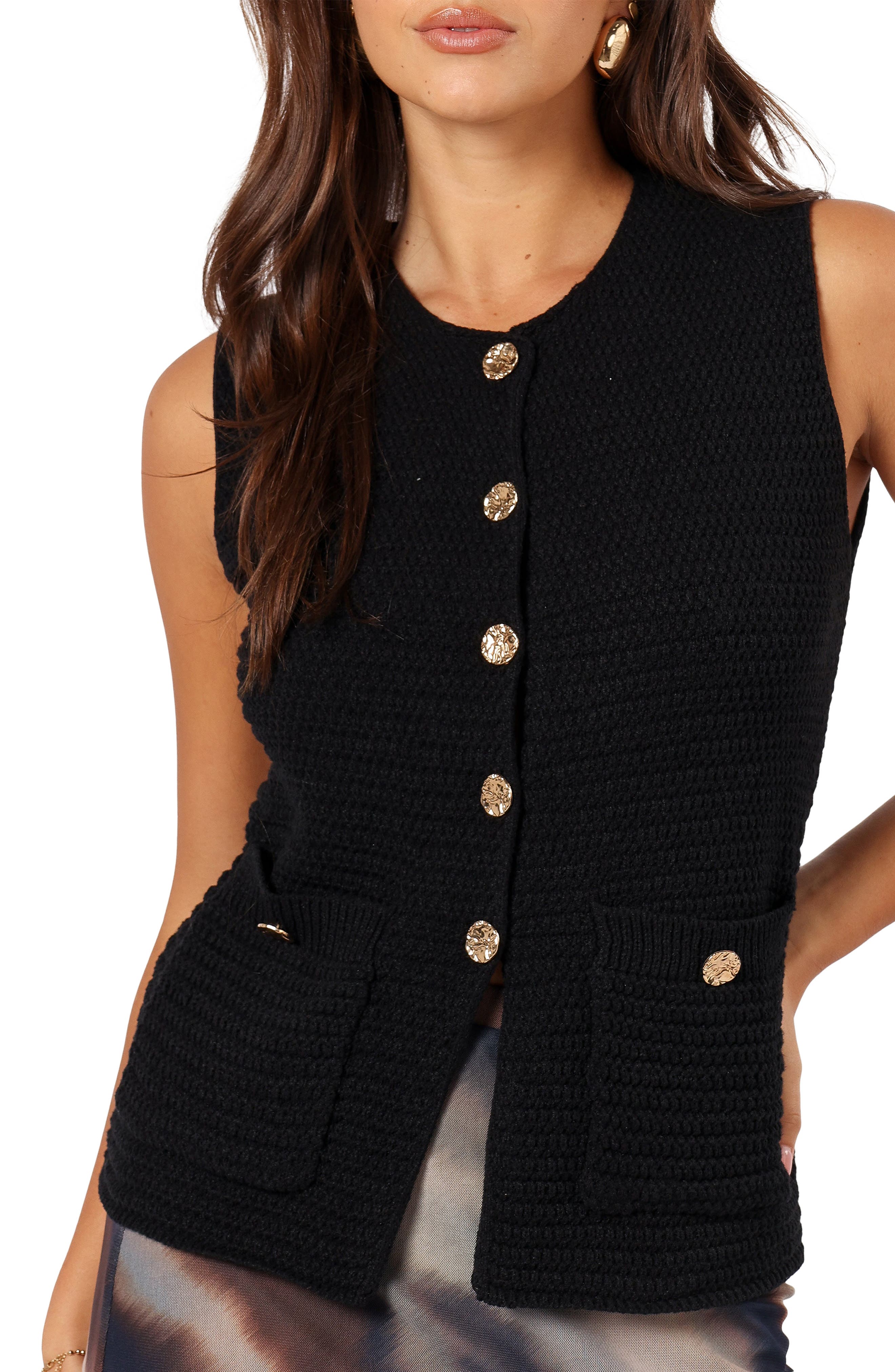 Petal & Pup Blair Button-Up Sweater Vest | Nordstrom
