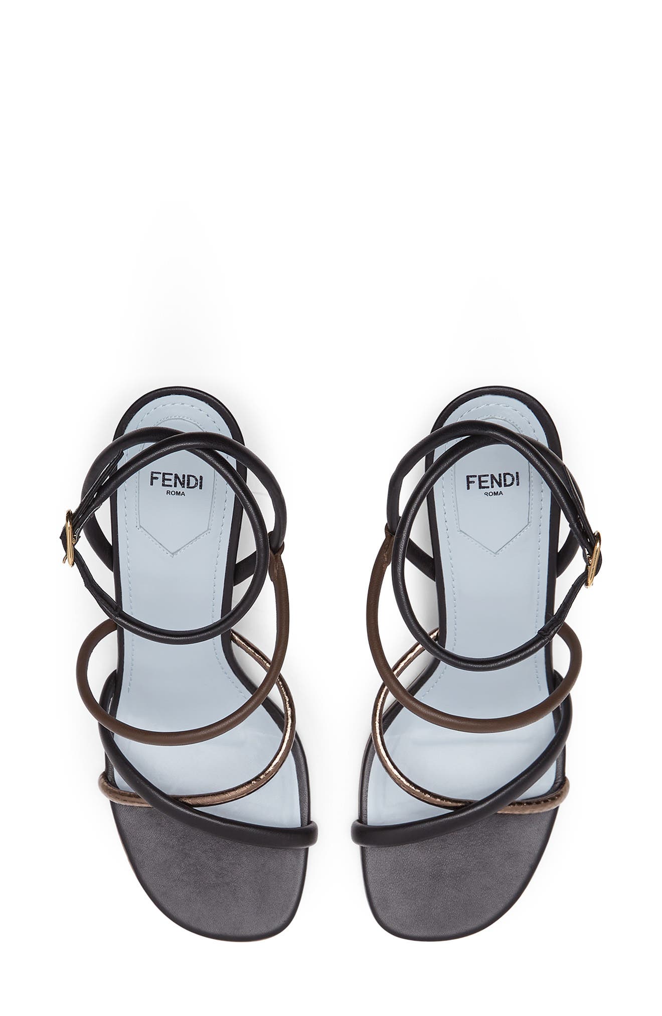 Fendi First F Heel Strappy Sandal (Women) | Nordstromrack