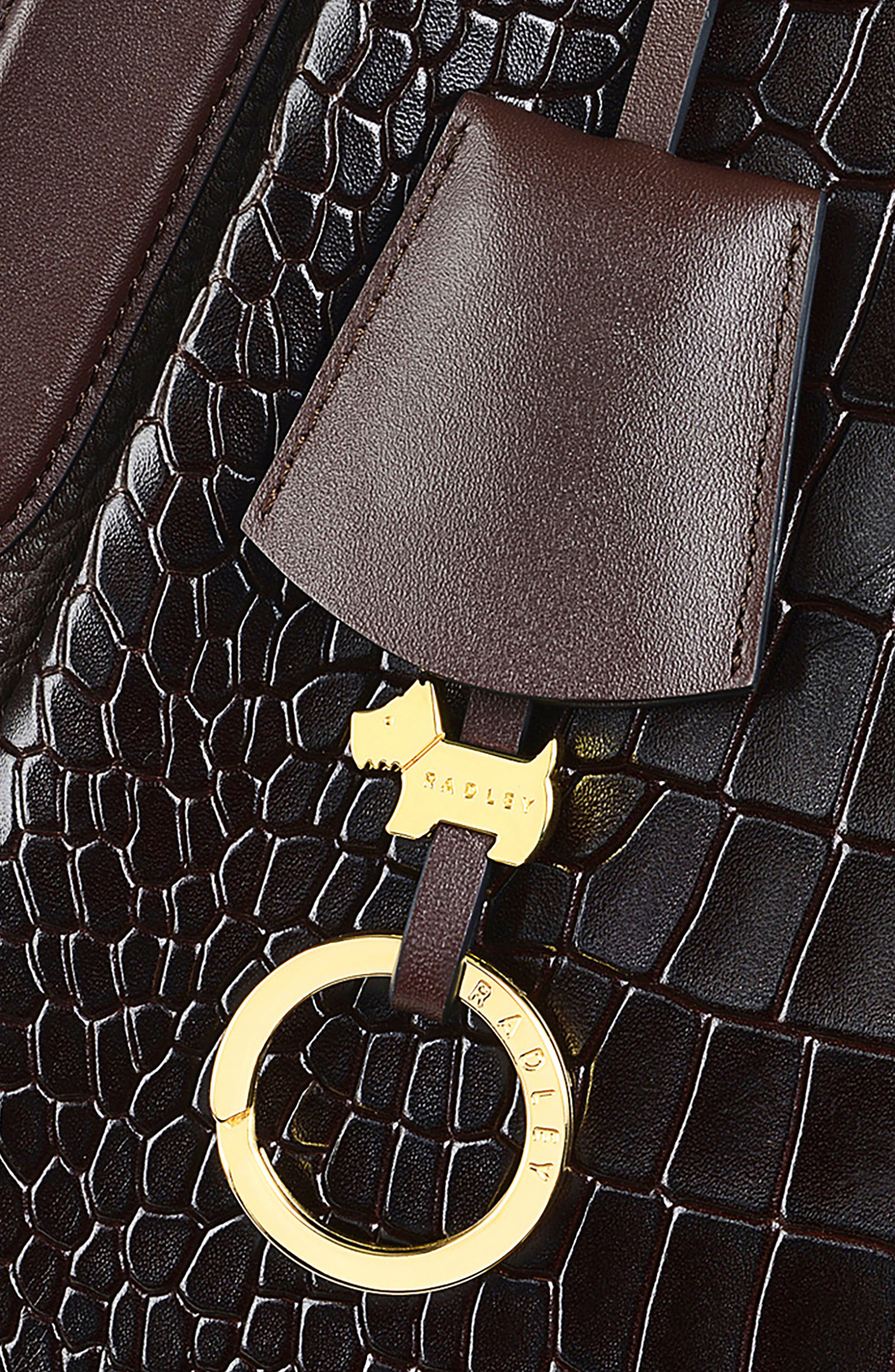 Radley Baylis Road 2.0 Large Croc Embossed Shoulder Bag | Nordstromrack