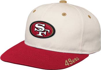 NFL Youth Cream/Scarlet San Francisco 49ers Deadstock Snapback Hat ...