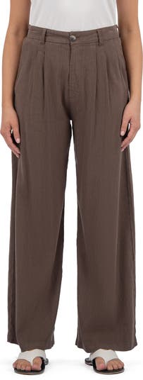 KUT from the Kloth Ryan Wide Leg Linen Blend Pants | Nordstrom