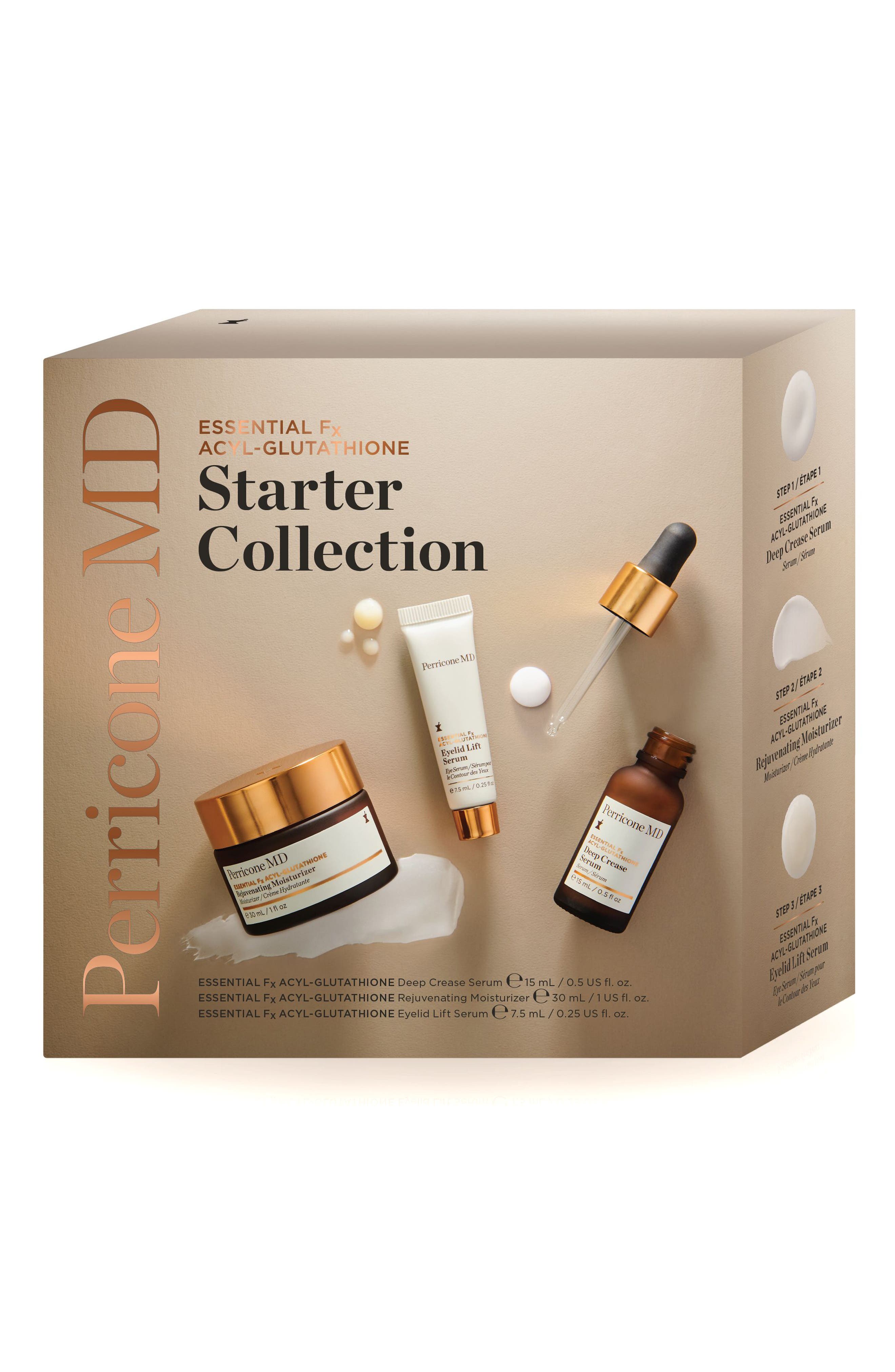 Perricone MD Essential Fx Acyl-Glutathione Starter Set $255 Value ...