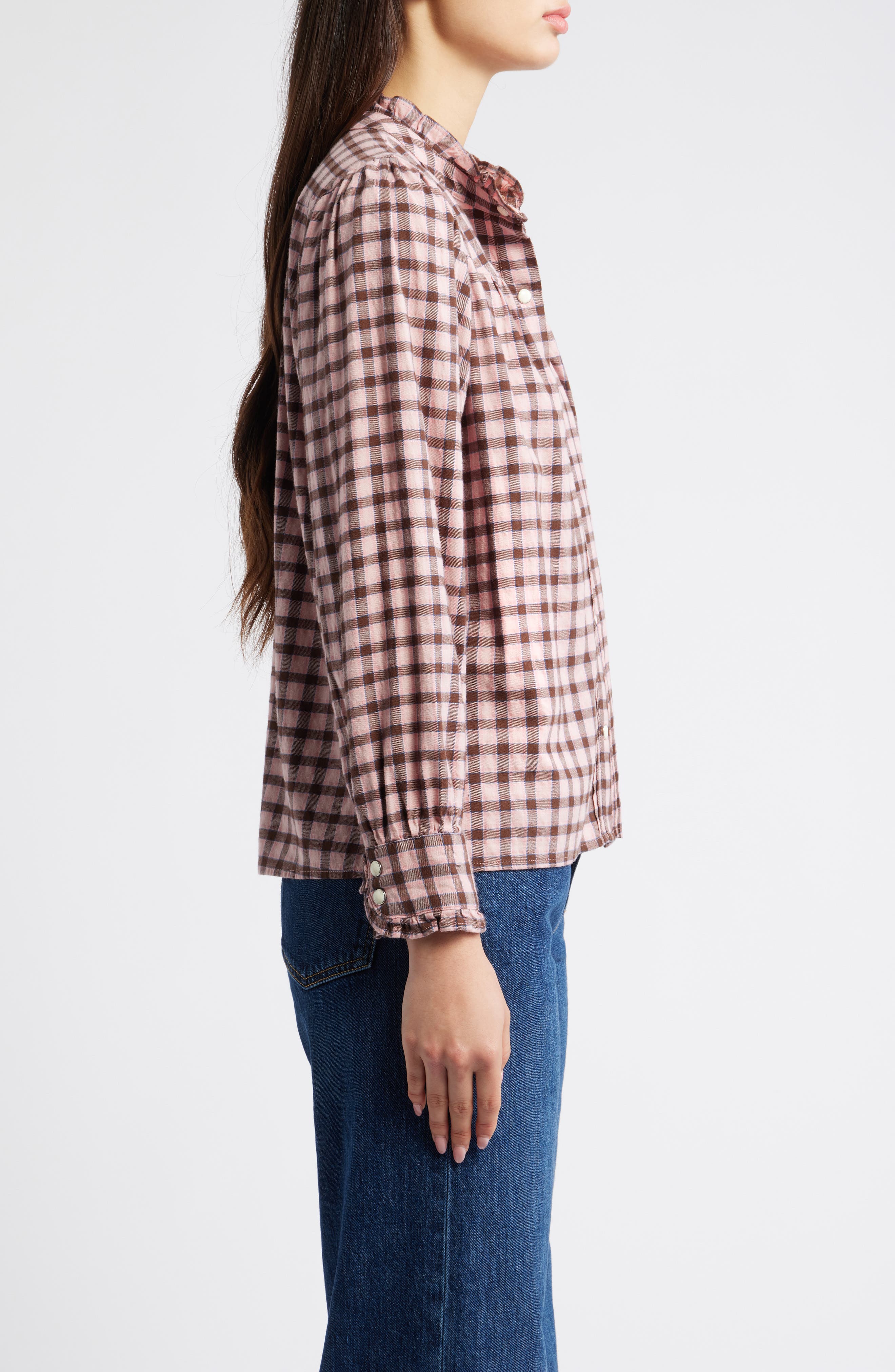 Alanna Gingham Long Sleeve Shirt (Women) | Nordstromrack