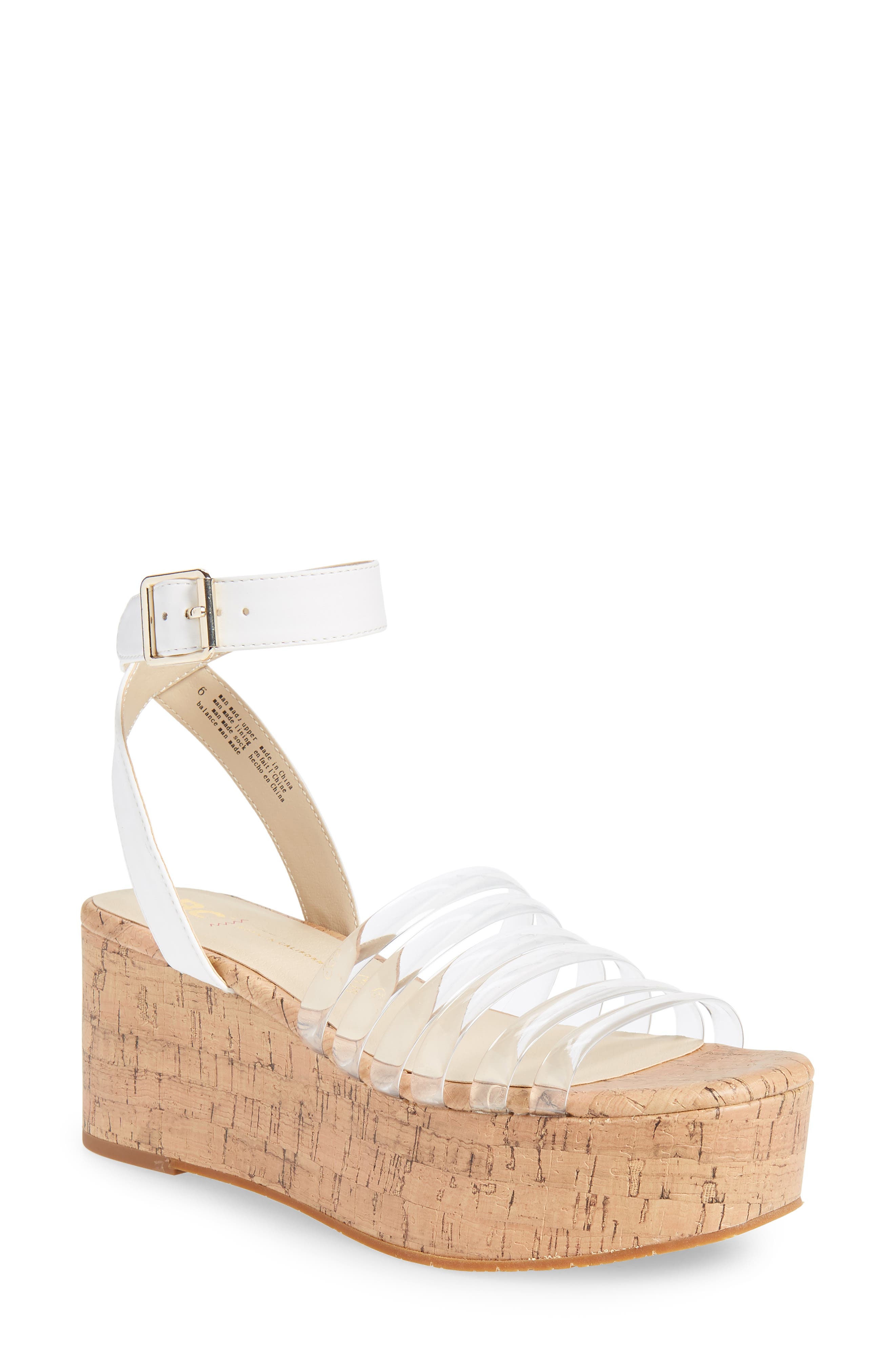 BC Footwear Sorry Not Sorry Platform Wedge Sandal (Women) | Nordstromrack