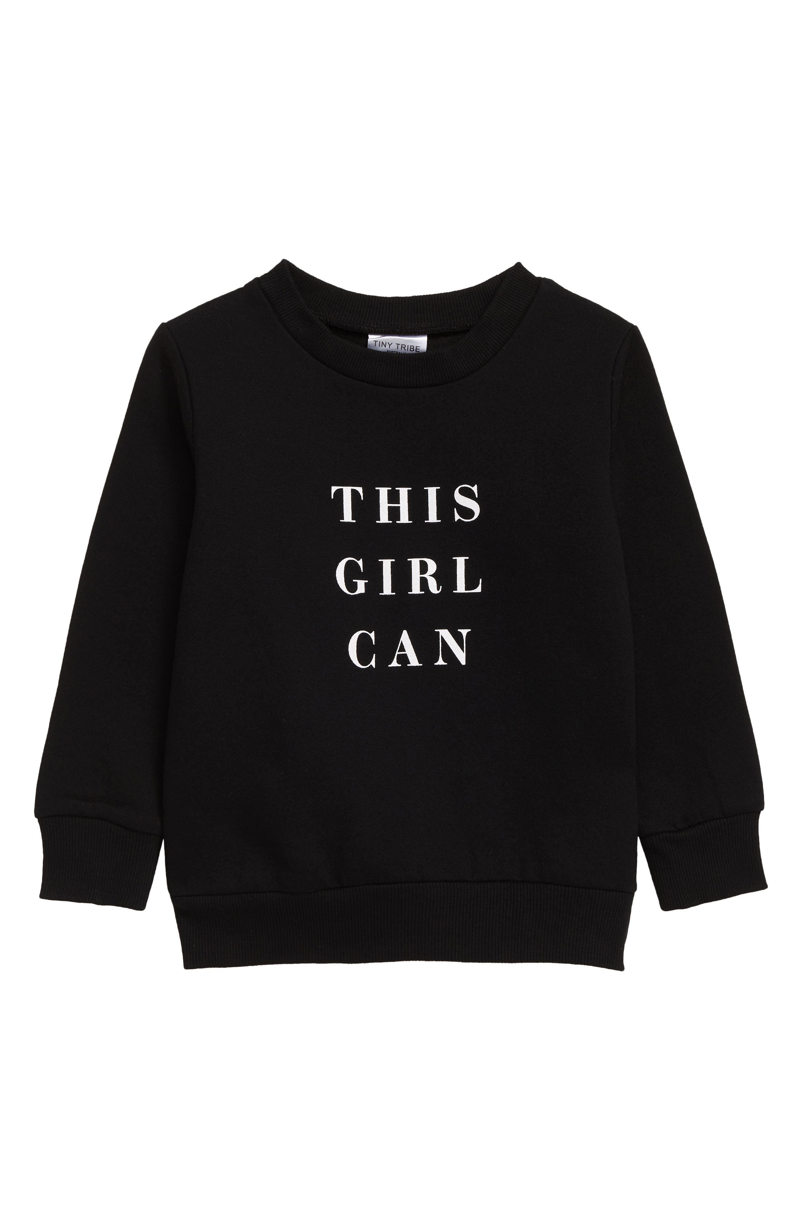 Kids' This Girl Can Graphic Sweatshirt (Women) | Nordstromrack
