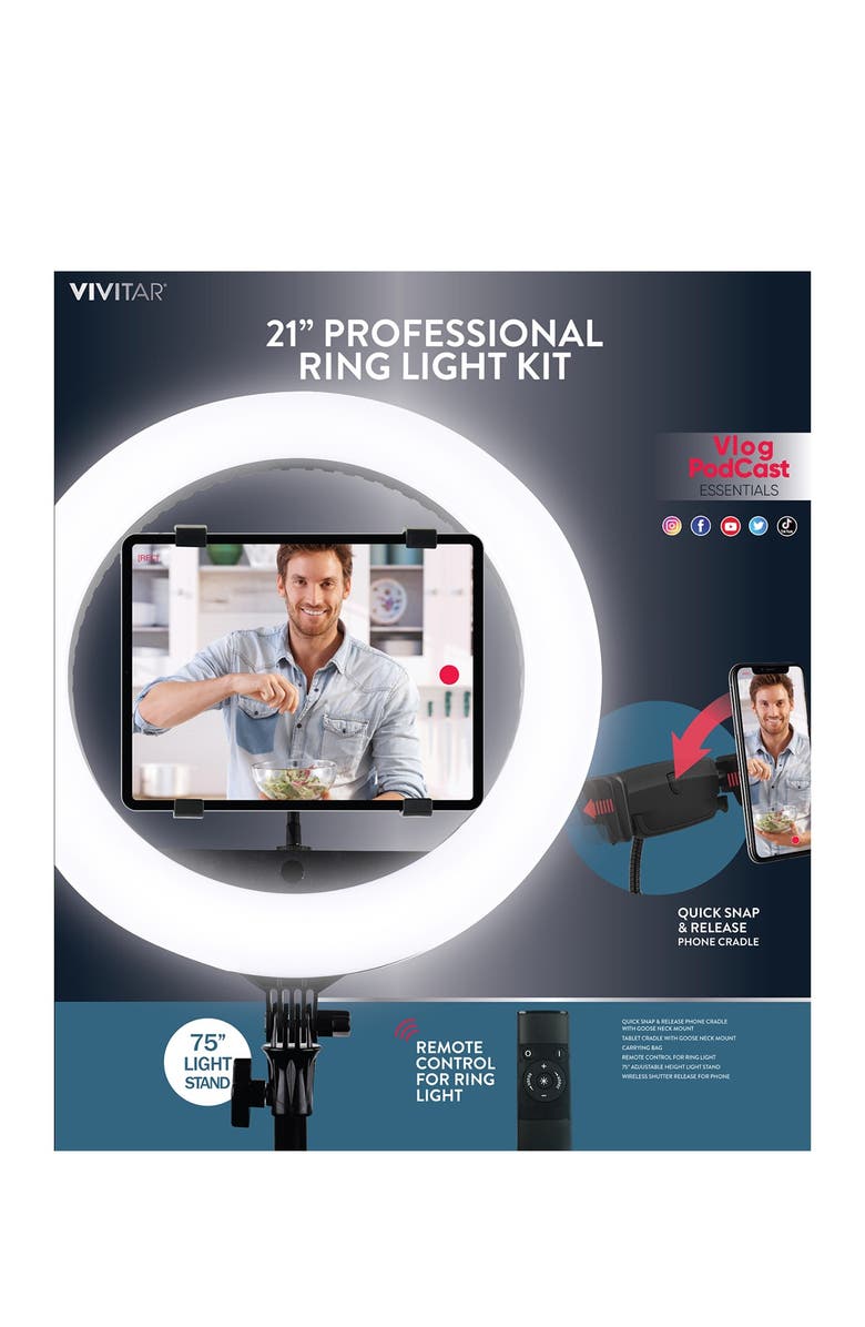 VIVITAR 21" Professional LED Ring Light Kit | Nordstromrack