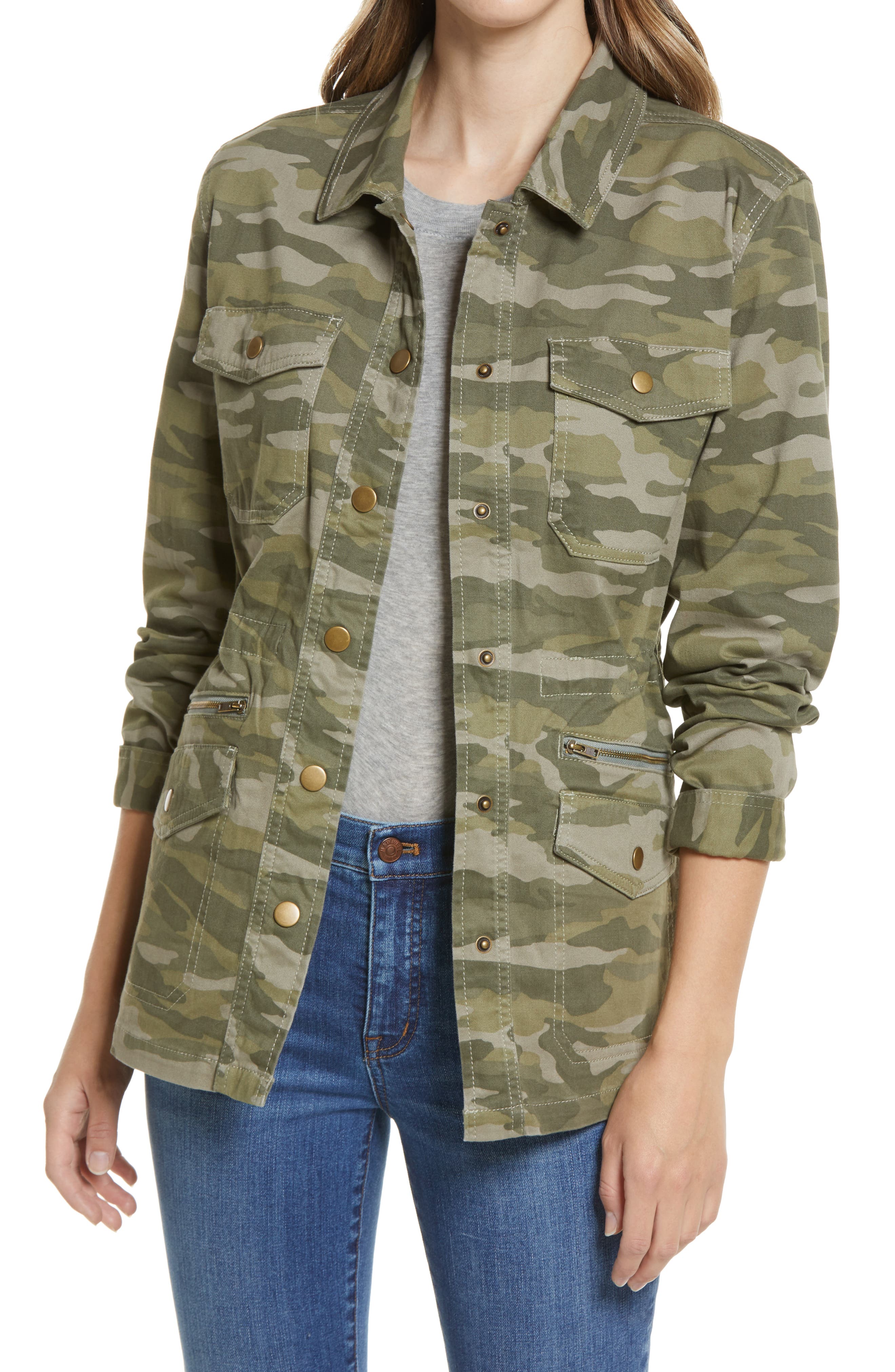 Caslon® Camo Utility Jacket | Nordstromrack