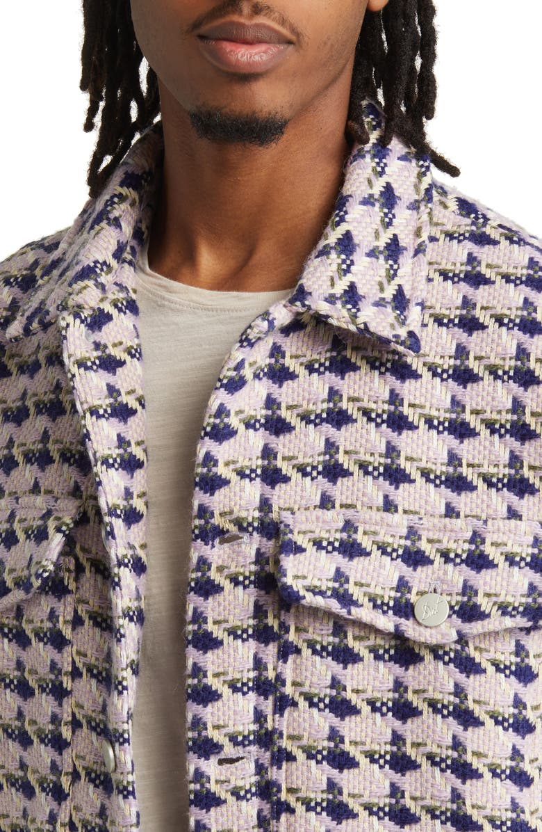 DIET STARTS MONDAY Tweed Short Sleeve Button-Up Shirt | Nordstrom