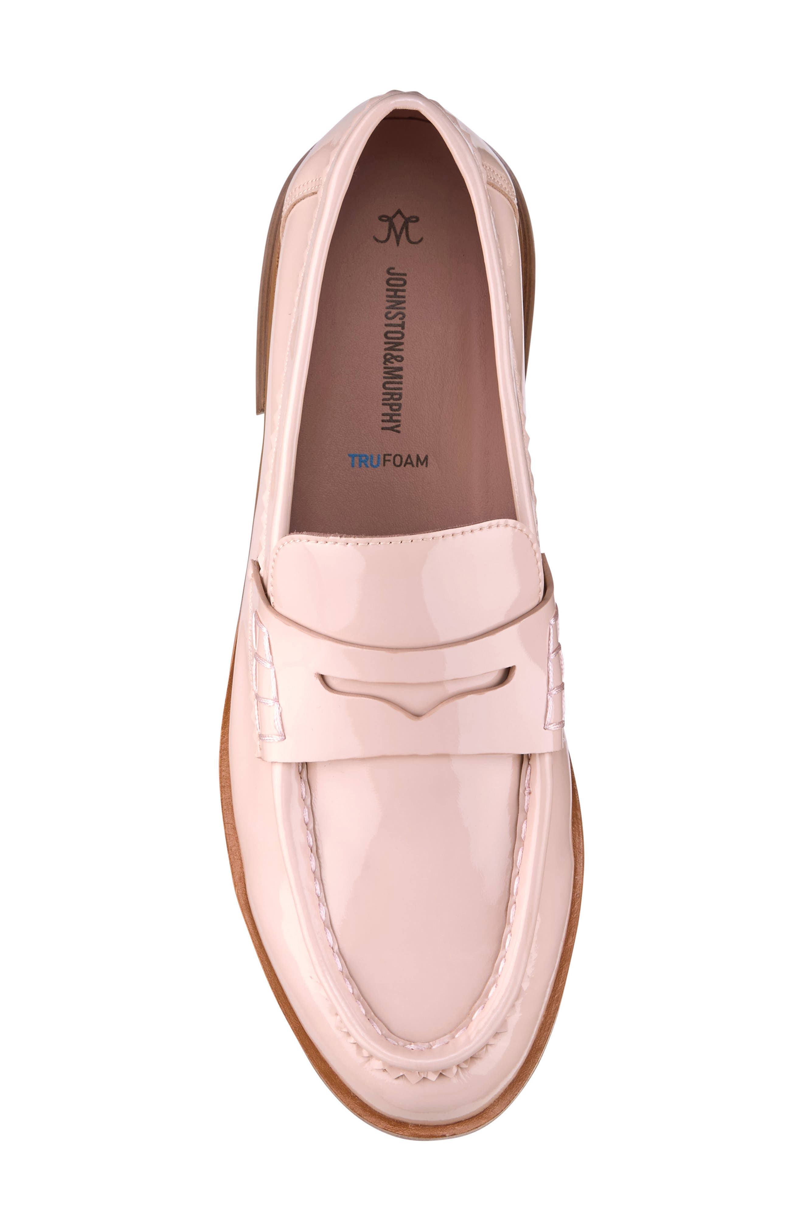 Johnston & Murphy Gillian Patent Leather Penny Loafer (Women) | Nordstrom