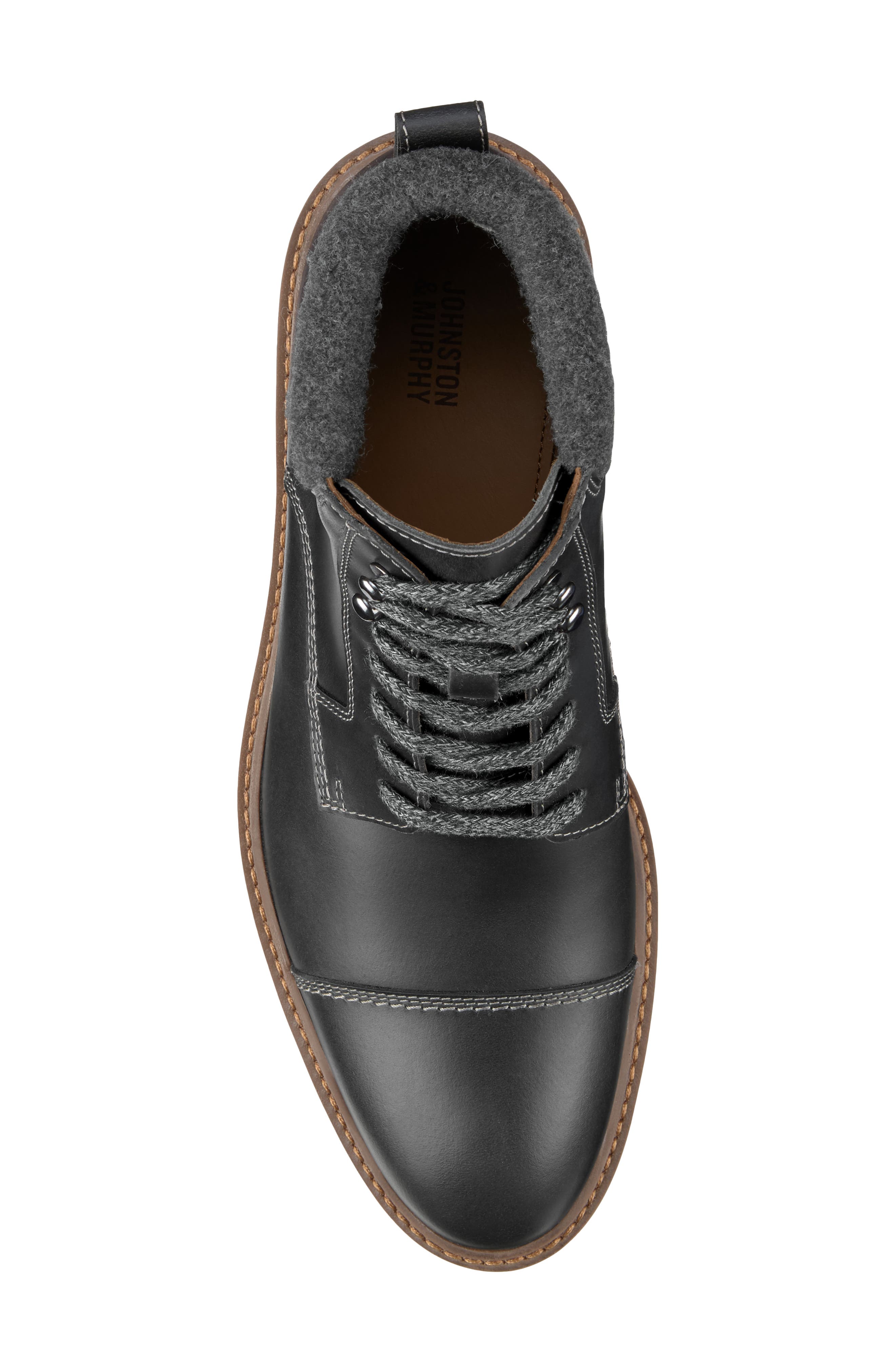 Johnston & Murphy Barrett Water Resistant Cap Toe Boot (Men ...