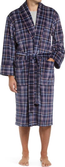 Daniel Buchler Plaid Velour Robe | Nordstrom