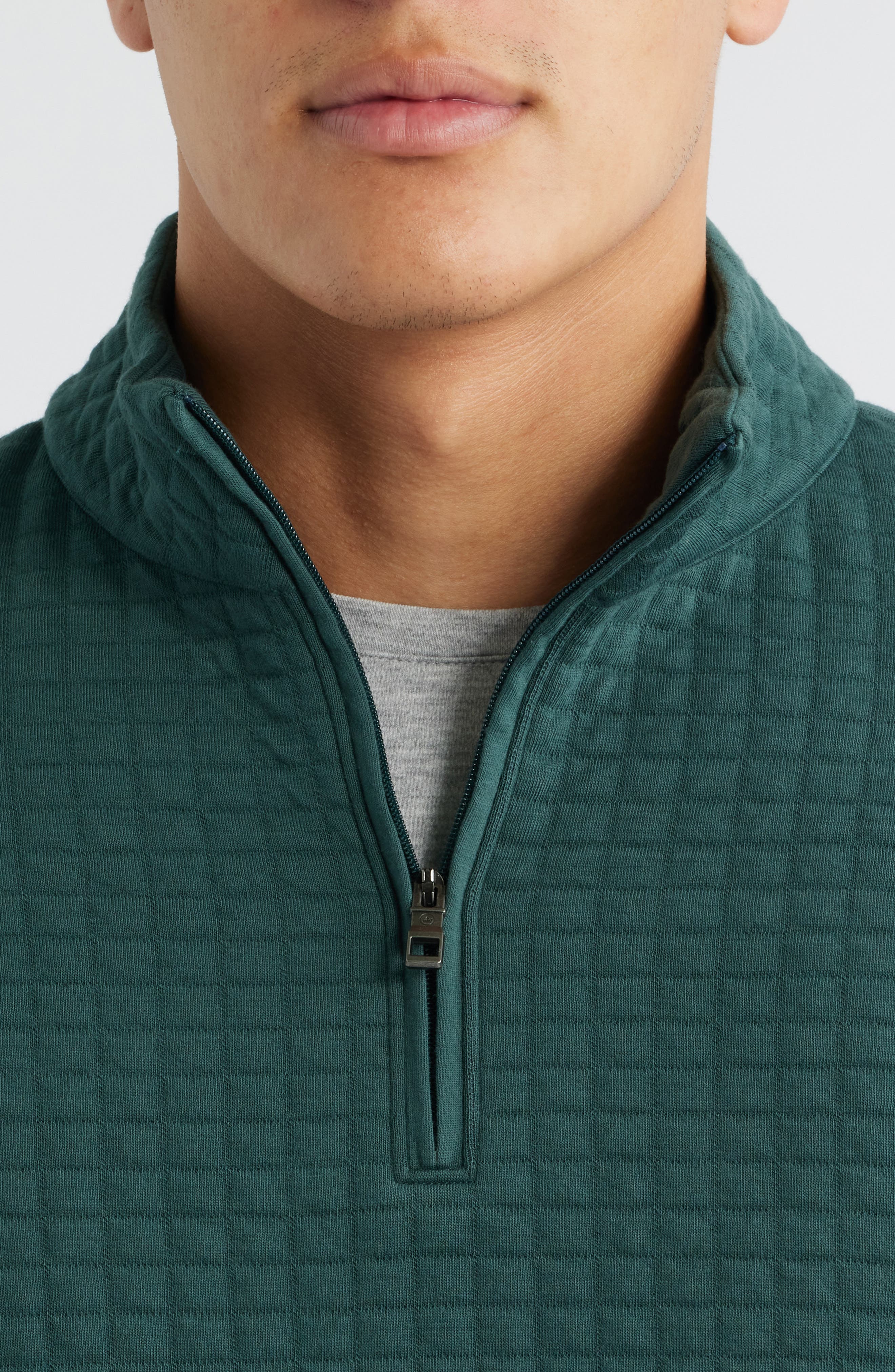 Peter Millar Quad Quilted Quarter Zip Pullover | Nordstrom