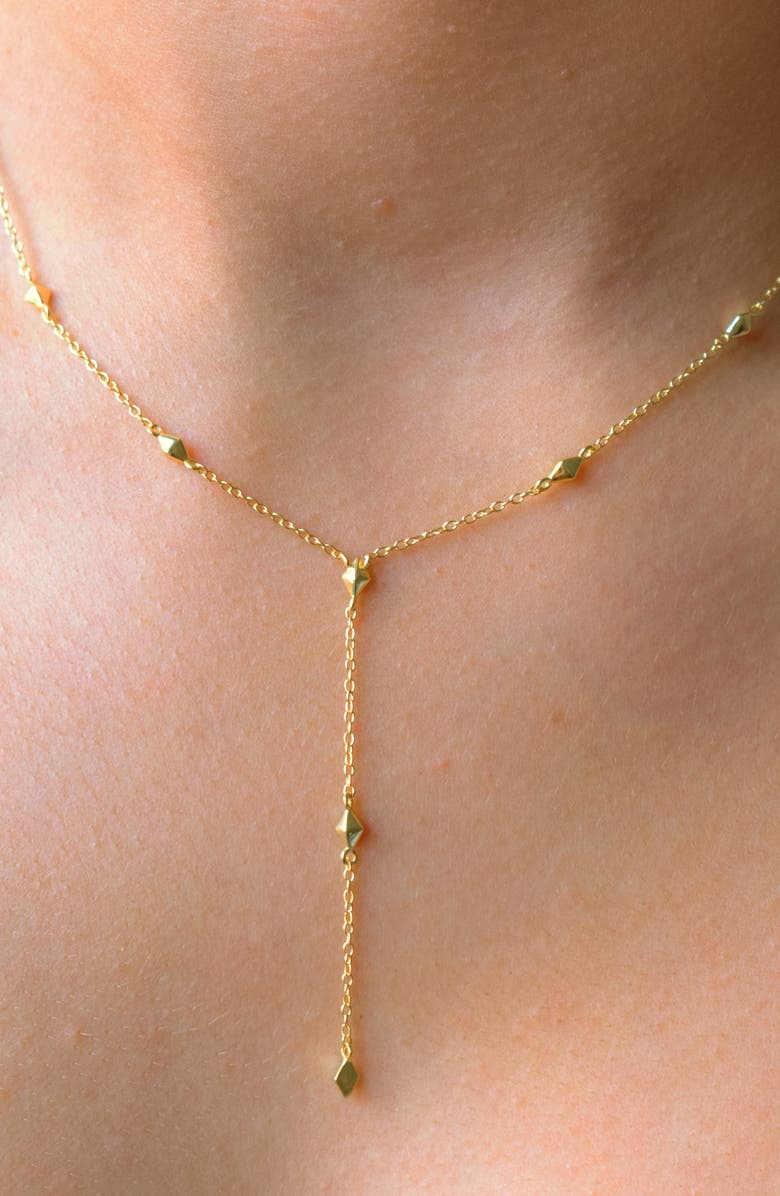 Argento Vivo Sterling Silver Pyramid Chain Y-Necklace | Nordstrom