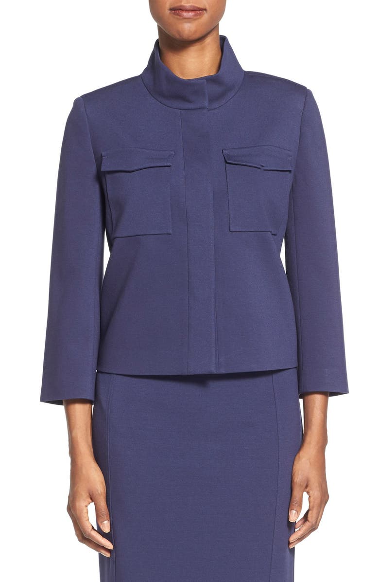Classiques Entier® Two-Pocket Italian Ponte Jacket | Nordstrom