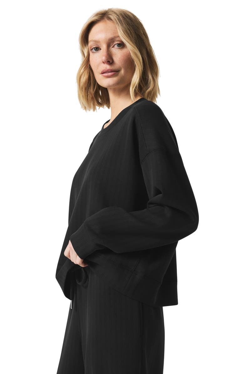 Splendid x @cellajaneblog Oversize Scuba Knit Sweatshirt | Nordstromrack