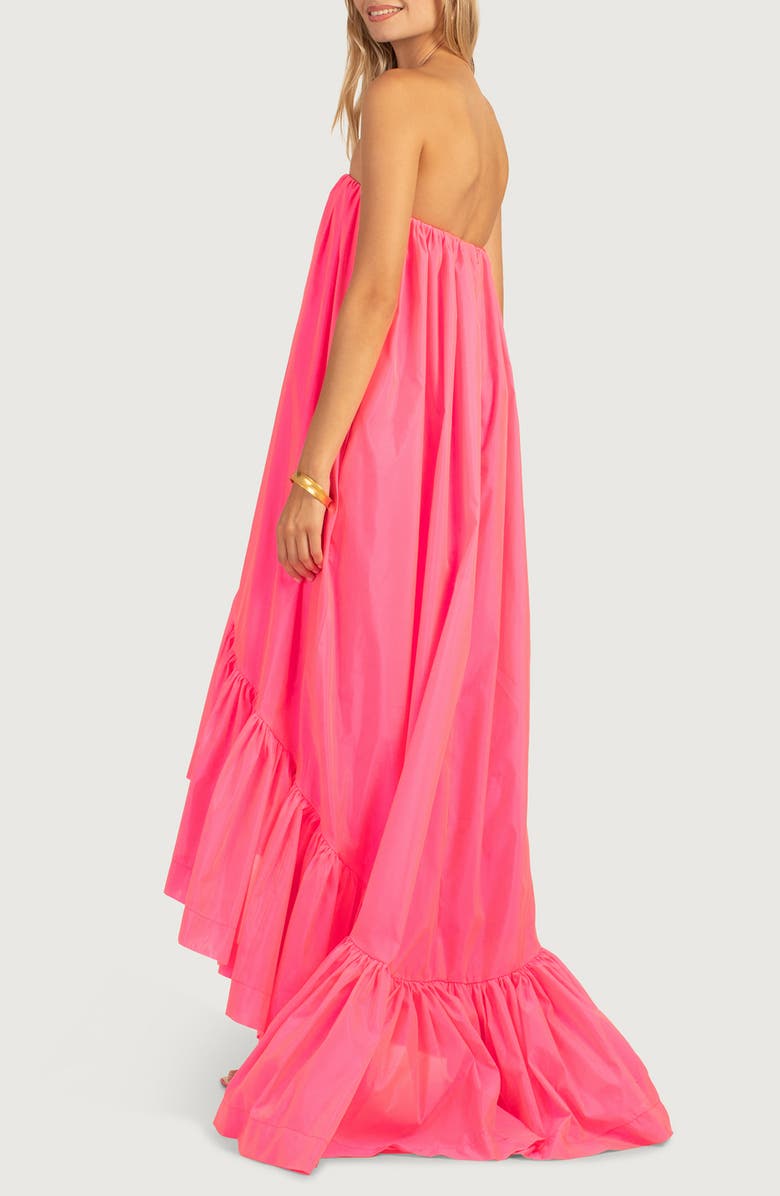 Trina Turk Enchant Ruffle Strapless High/Low Maxi Dress | Nordstromrack