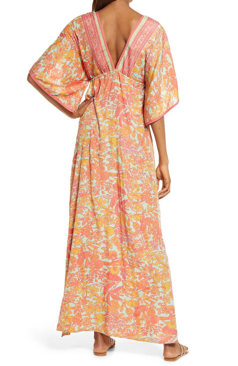 Raga Tropic Royalty Side Slit Maxi Dress | Nordstrom