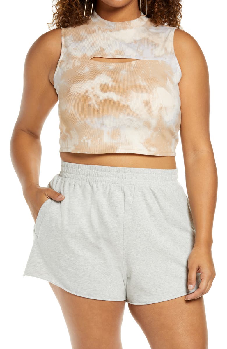 Open Edit Cutout Crop Tank Top | Nordstromrack