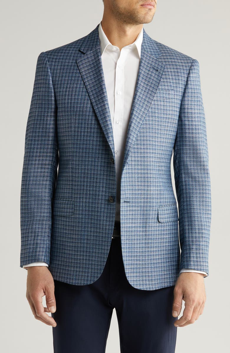 Emporio Armani G-Line Plaid Jacket | Nordstromrack