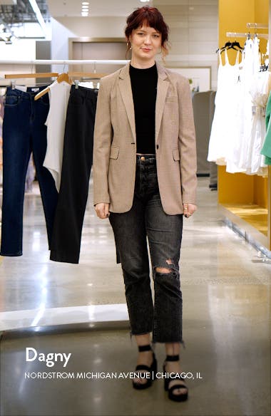 1.STATE Houndstooth One-Button Blazer | Nordstromrack