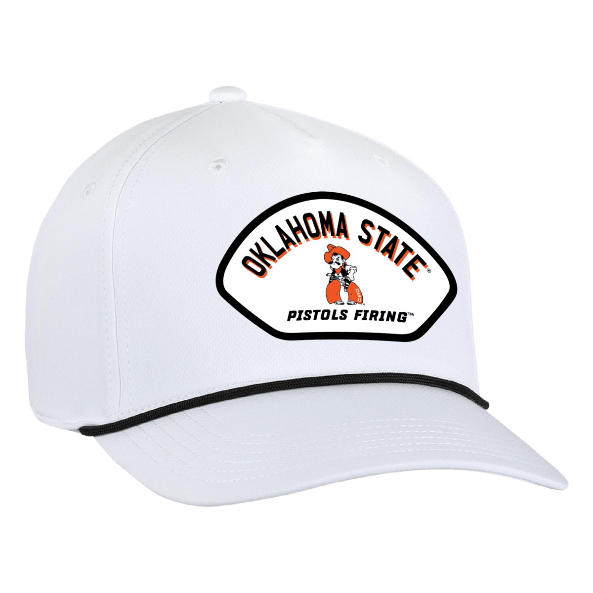 AHEAD Men's Ahead White Oklahoma State Cowboys Alto Rope Adjustable Hat ...