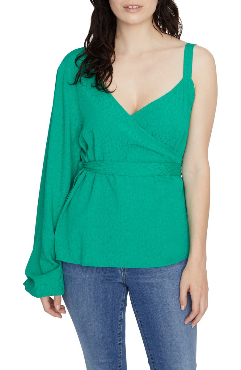 Sanctuary Dani One Shoulder Wrap Blouse | Nordstromrack