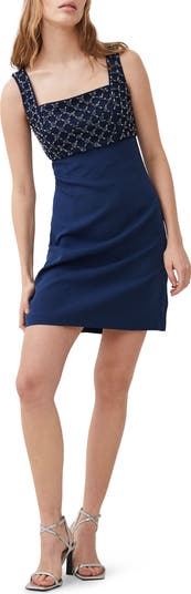 French Connection Darcy Beaded Bodice Sheath Dress | Nordstrom