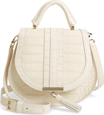 DeMellier Mini Venice Croc-Embossed Leather Crossbody Bag | Nordstrom