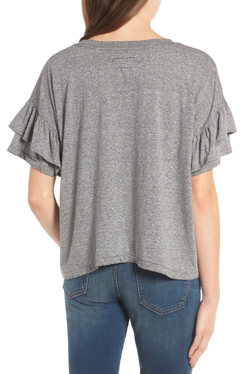 Current/Elliott The Roadie Ruffle Tee | Nordstrom