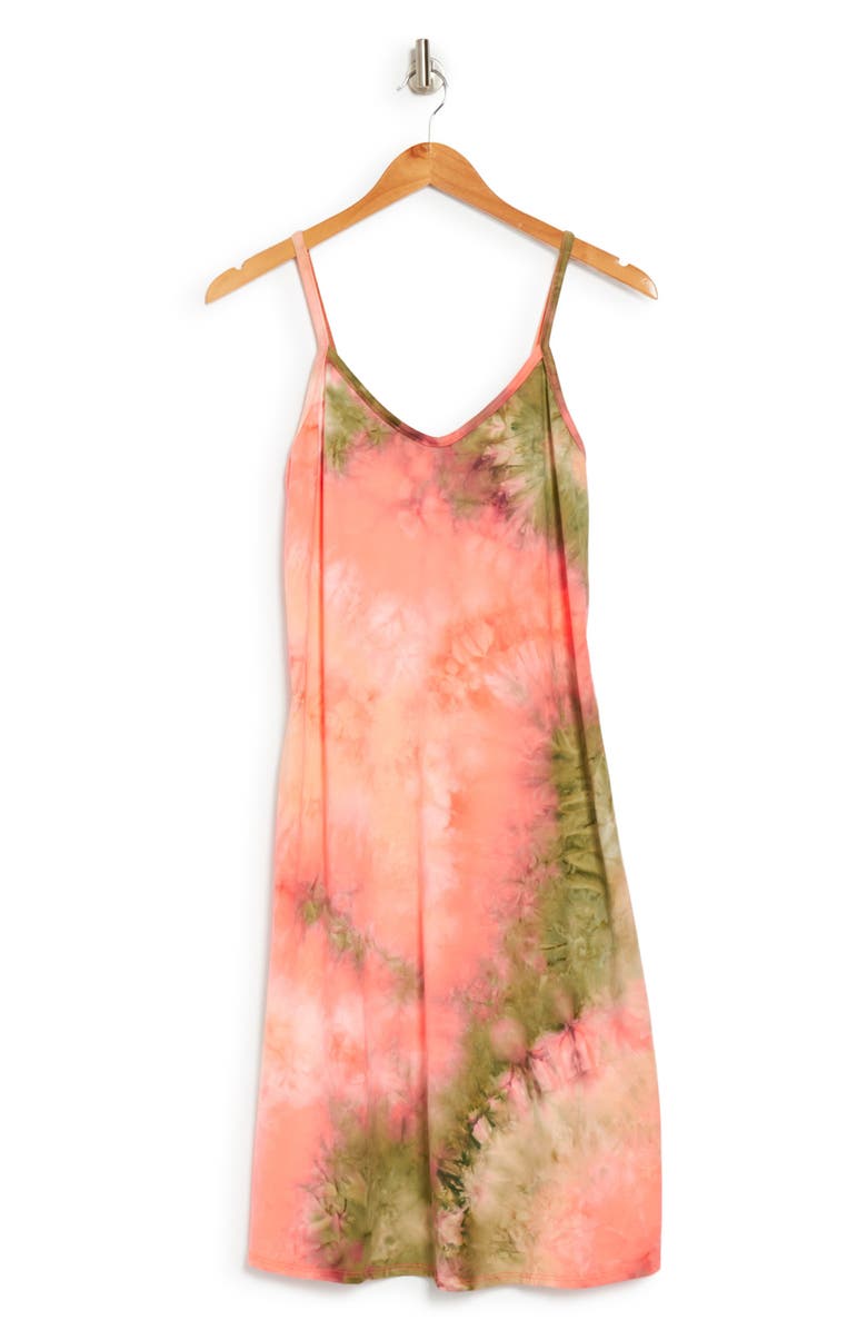 COZY ROZY Tie Dye Midi Strappy Dress | Nordstromrack