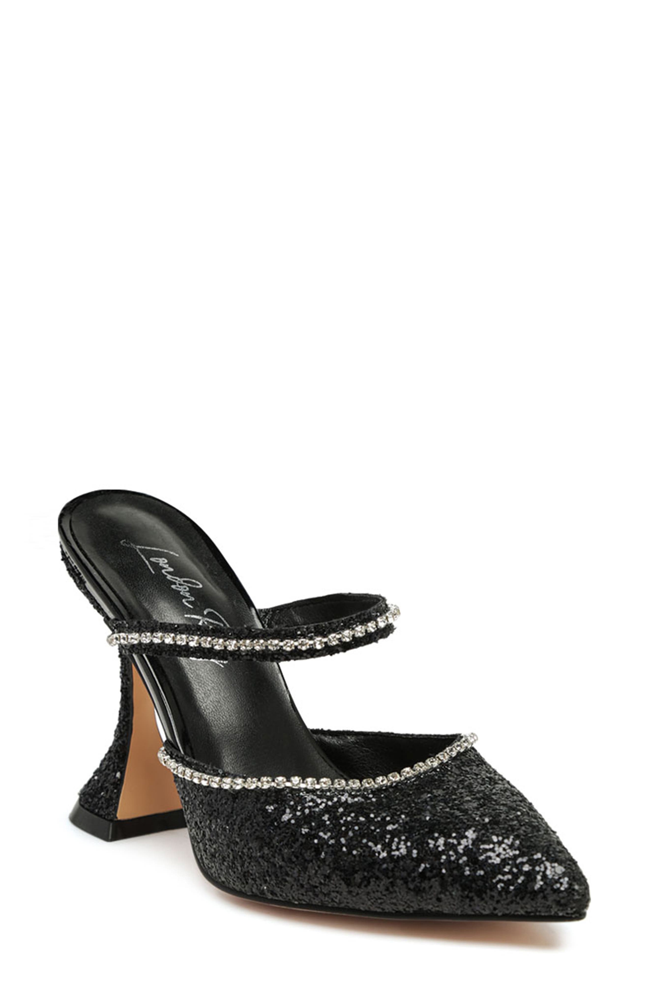 LONDON RAG Iris Glitter Pointed Toe Spoon Heel Pump (Women) | Nordstromrack