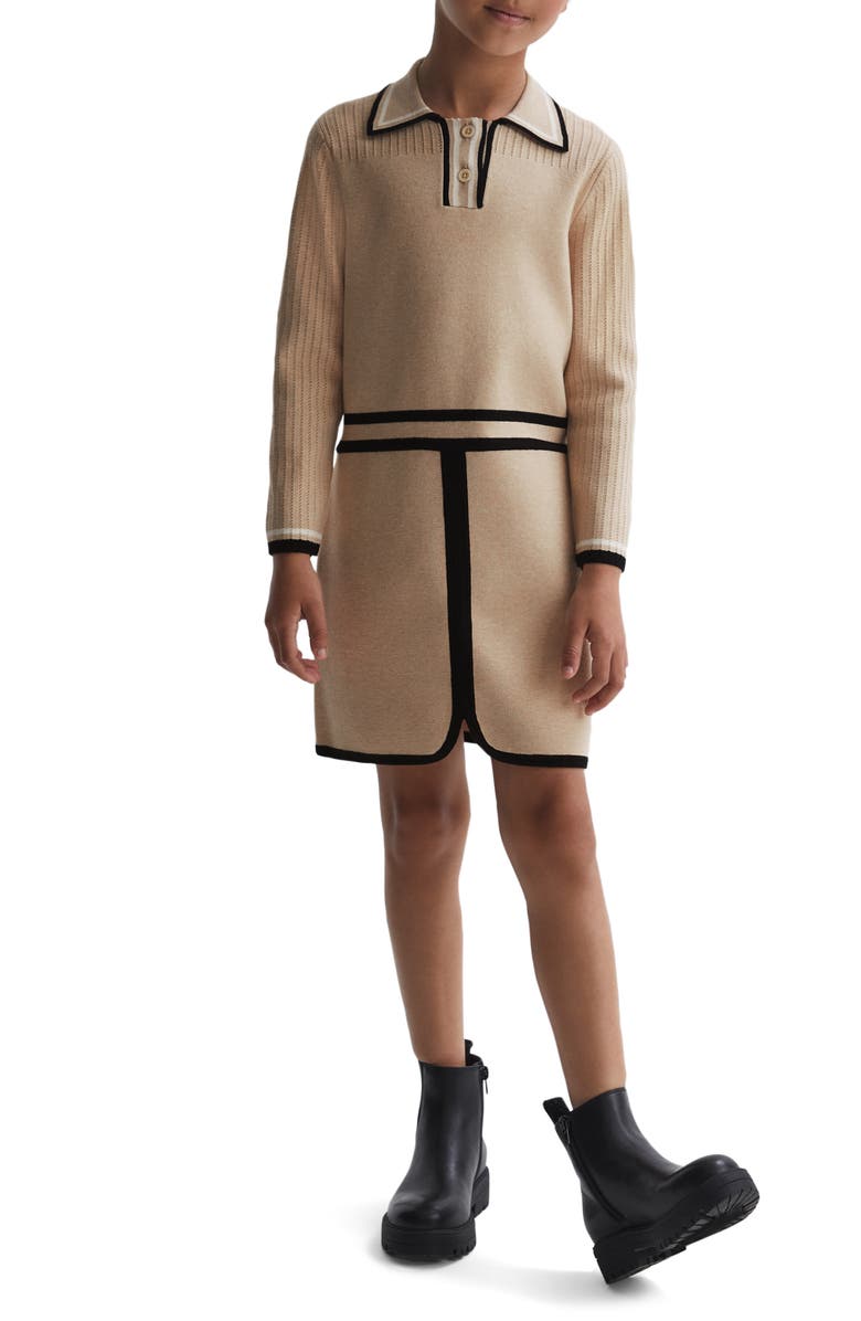 Reiss Kids' Ruby Long Sleeve Sweater Dress | Nordstromrack