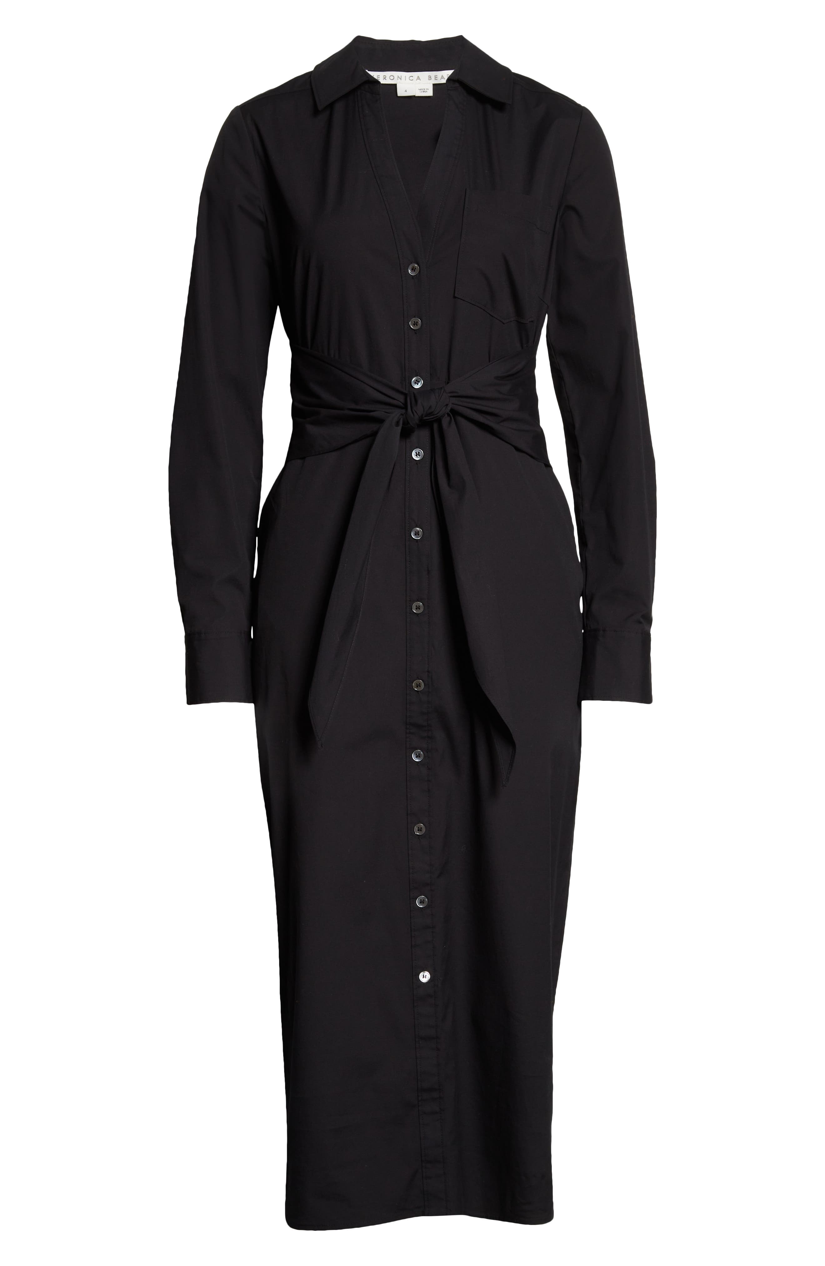 Veronica Beard Janelle Long Sleeve Shirtdress | Nordstrom