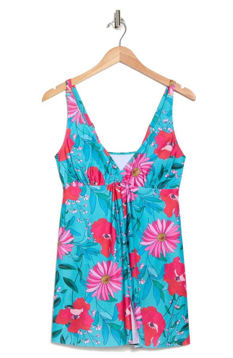 NICOLE MILLER NEW YORK Flyaway One-Piece Swimdress | Nordstromrack