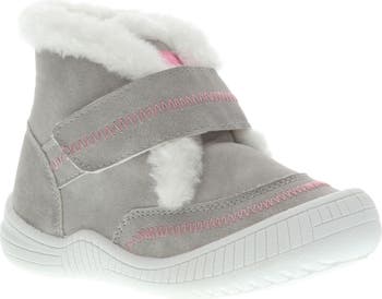 OOMPHIES Kids' Bobbie Faux Fur Trim Sneaker | Nordstromrack