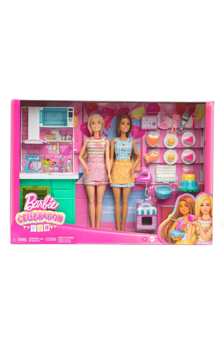 Mattel Barbie Celebration Fun Friends Baking Party Birthday Capsule ...