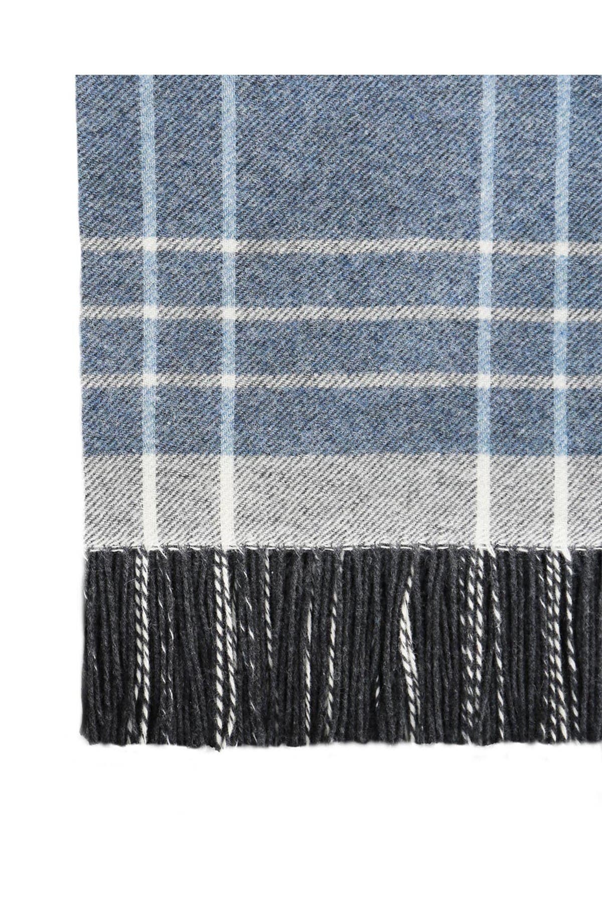 MELANGE HOME Italian Wool Blend Throw - Blue | Nordstromrack