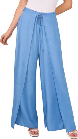 CeCe Wide Leg Wrap Pants | Nordstrom