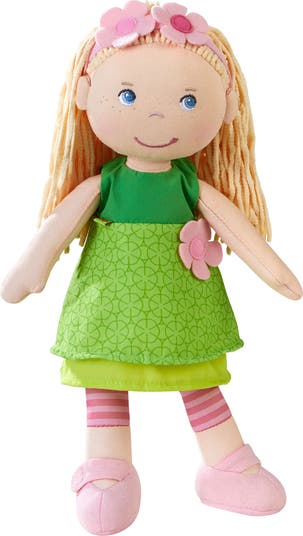 HABA 12" Soft Doll Mali with Blonde Hair and Blue Eyes, Soft Toddler ...