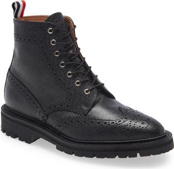 Thom Browne Classic Wingtip Boot (Men) | Nordstrom Thom Browne Classic Wingtip Boot (Men) | Nordstrom