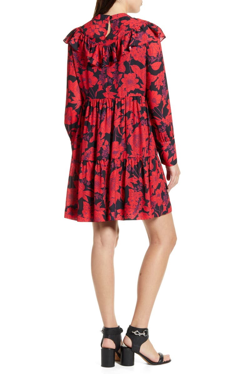 Rebecca Minkoff Margaret Ruffle Long Sleeve Dress | Nordstromrack