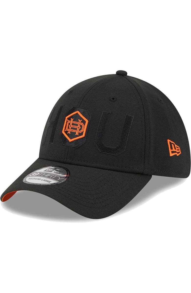 New Era Men's New Era Black Houston Dynamo FC Kick Off 39THIRTY Flex ...