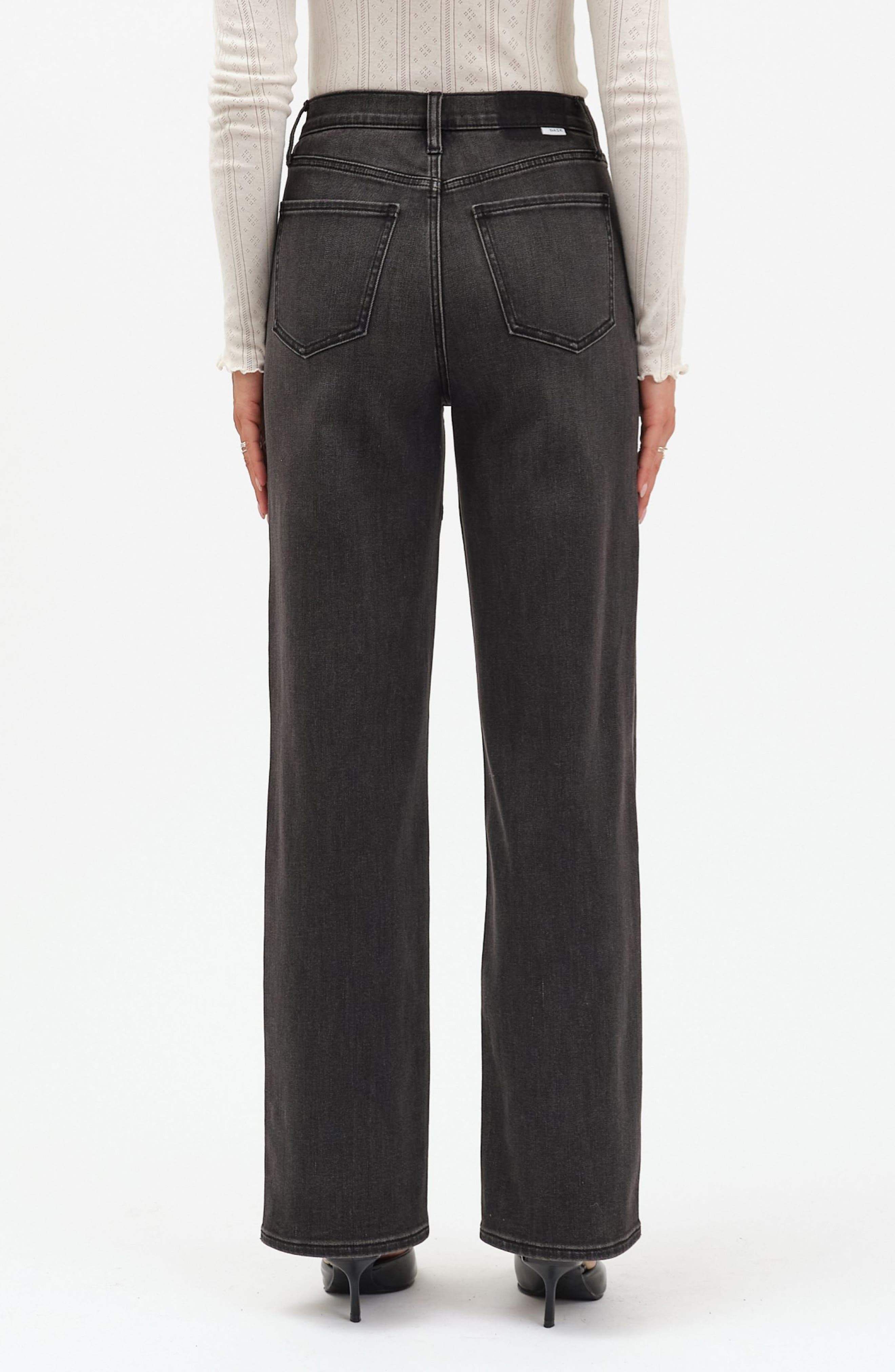 DAZE City Two-Tone High Waist Straight Leg Jeans | Nordstromrack