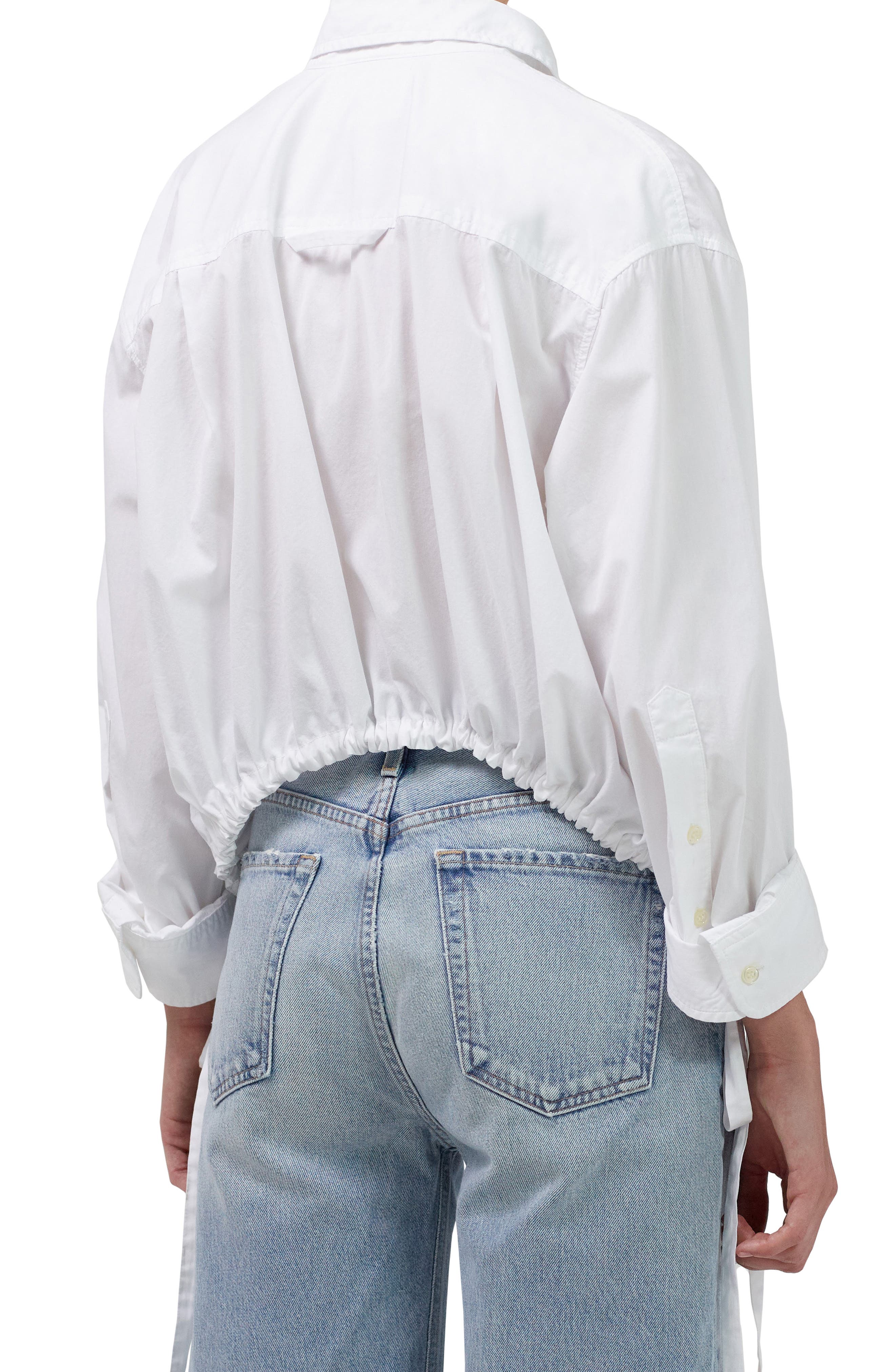 Citizens of Humanity Drawstring Hem Cotton Shirt | Nordstrom