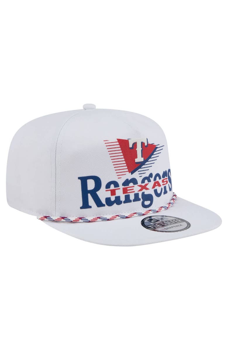 New Era Men's New Era White Texas Rangers Collide Golfer Snapback Hat ...