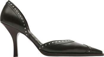 Burberry Studded Leather Bird Pumps | Nordstrom
