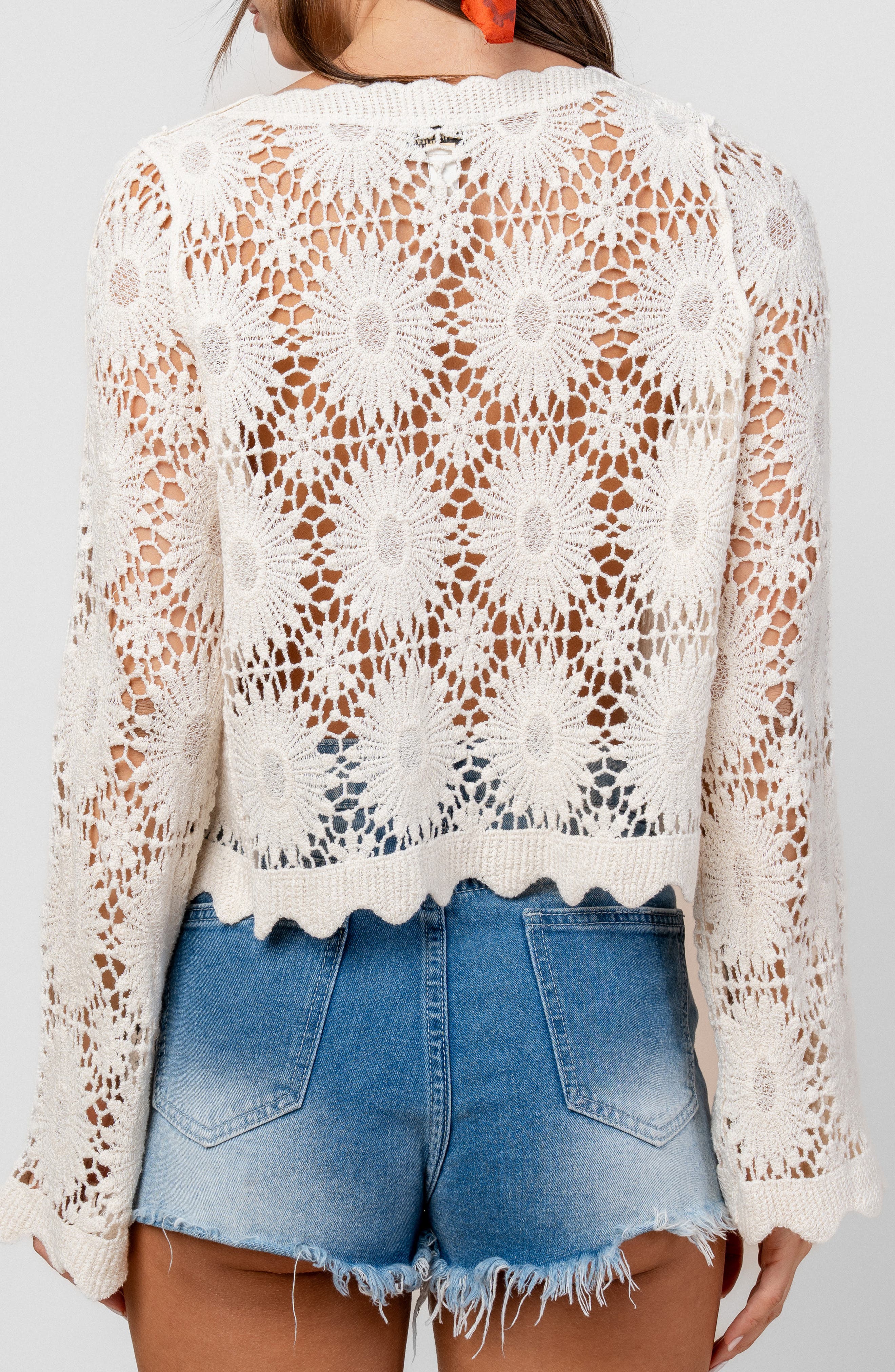Beivy Crochet Button-Up Shirt | Nordstromrack